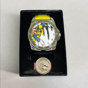 Marvel | Accessories | Marvel Wolverine Leather Strap Watch | Poshmark